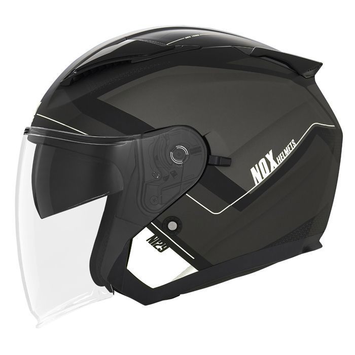 Casque moto jet Nox N129 - Cdiscount Auto