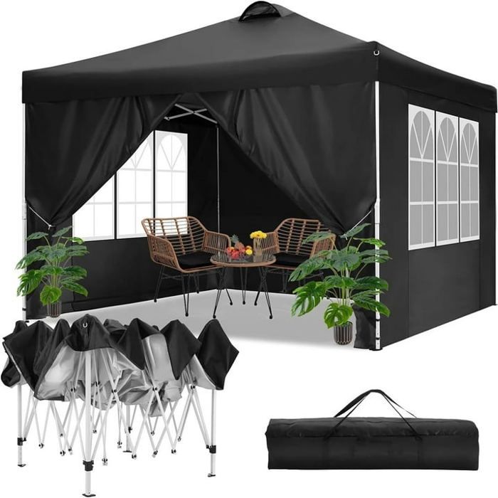 Tonnelle Pliante 3x3 Imperméable, Barnum Pliant 3x3 Professionnel ...