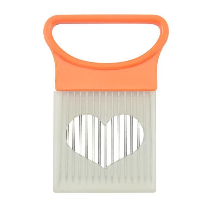 Orange - Trancheuse à oignon en acier inoxydable, Gadgets de cuisine ...