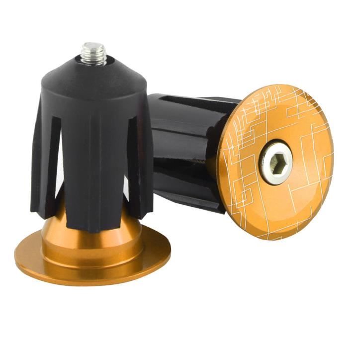 Akozon Embouts pour VTT 2 pièces bouchons d'extrémité de barre de vélo ...