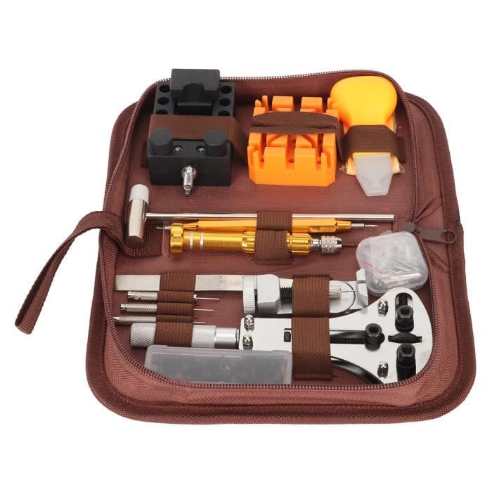 Atyao Kit d'outils de réglage de montre Kit de réparation de montre outil de remplacement de ...