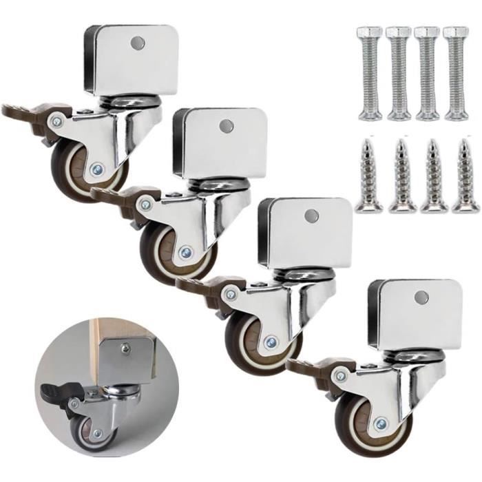 Roulette De Meuble Pour Lit De Bébé,Roulette Pivotante En Caoutchouc De ...