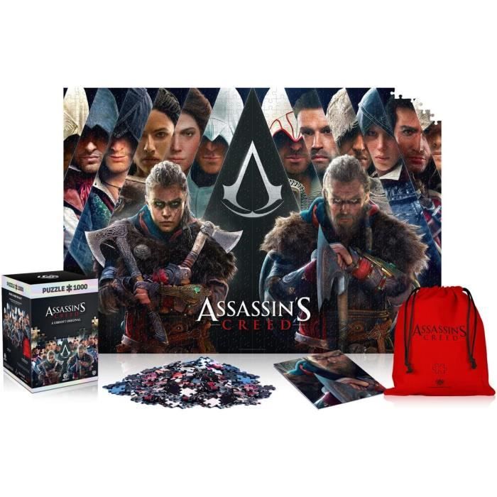 Puzzle Assassin's Creed Legacy 1000 pièces - Ubisoft - Illustrations ...