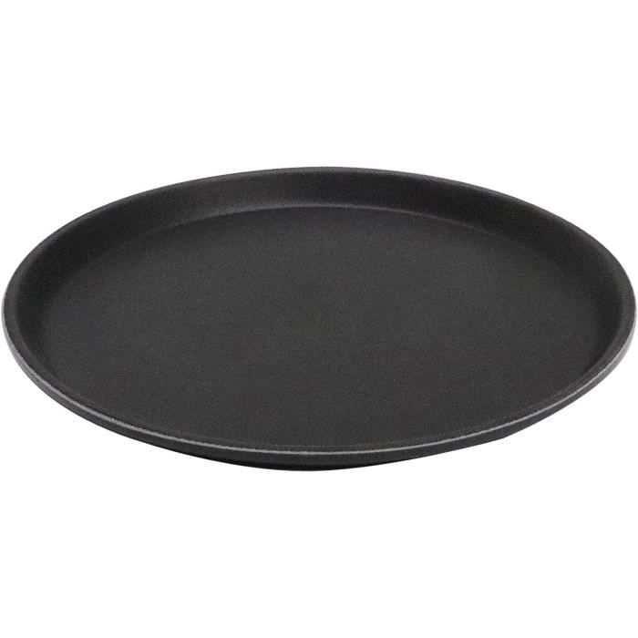 "Gastro Tray, Plateau de Service Noir, Plateau en GRP avec Surface ...