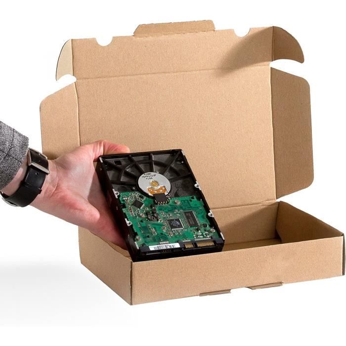 Lot de 50 Boîtes postales A5 extra-plates format 240x160x45 mm[854 ...