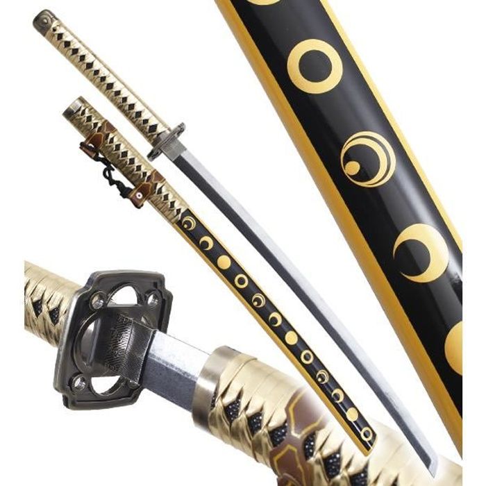 Katana en bois Mikazuki Sabre Munechika Touken Ranbu Online Cosplay ...
