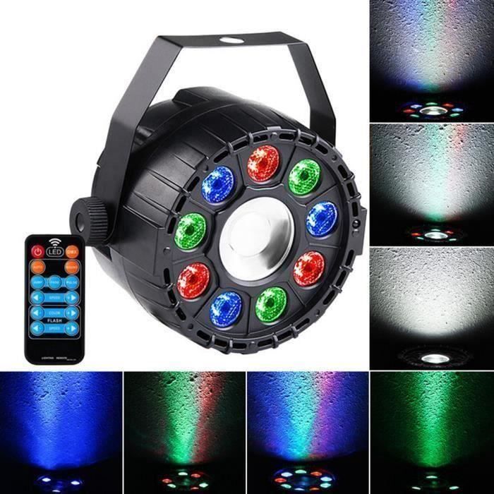 BK 15W RGBW 10 LED Lampe Scène DMX Automatique Voix Contrôle ...