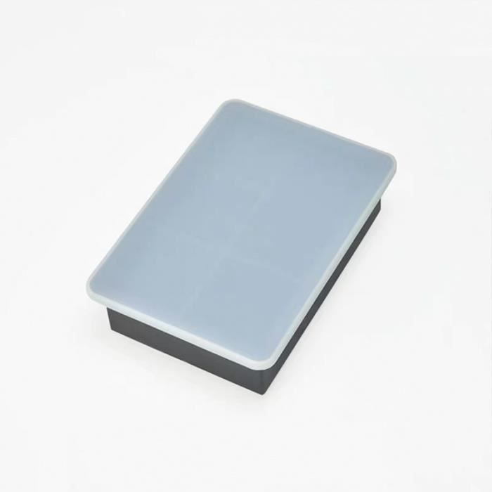 Moule,Boîte à glaçons ronde sphérique en Silicone avec couvercle, moule ...