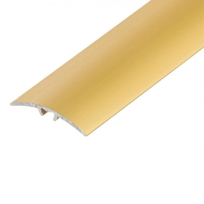 Barre de seuil - CEZAR - Aluminium Doré - 37 mm - Fixation invisible ...