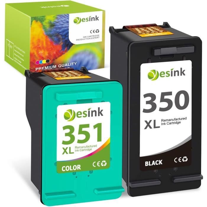350 351 Remplacement Pour Hp 350 351 Pack De 2 Cartouches Encre Hp 350 ...