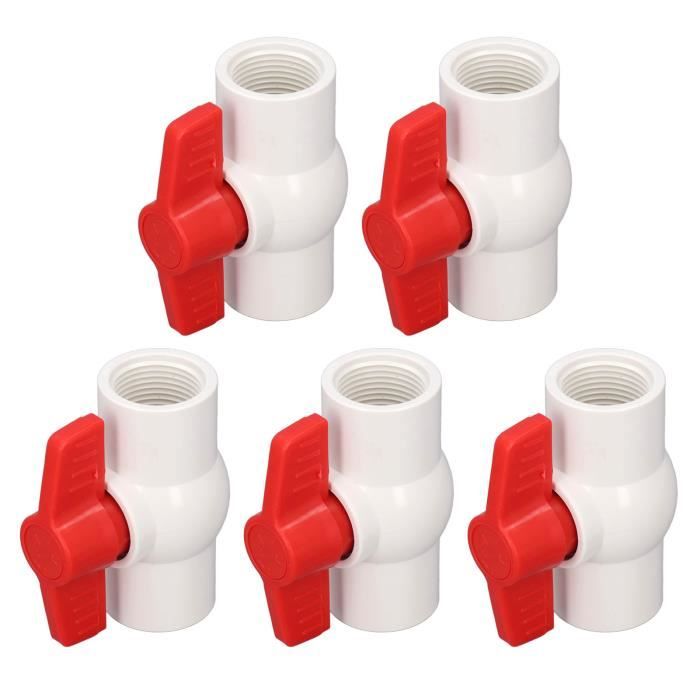 (32mm)5 Pièces Robinet à Tournant Sphérique 'alimentation En Eau PVC ...