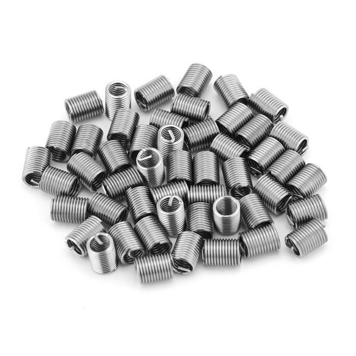 Cikonielf Insert de réparation de filetage 50 pcs acier inoxydable ...