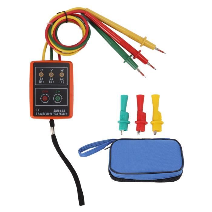 PAR - Séquenceur triphasé 60V-600V Testeur de rotation de phase CA ...