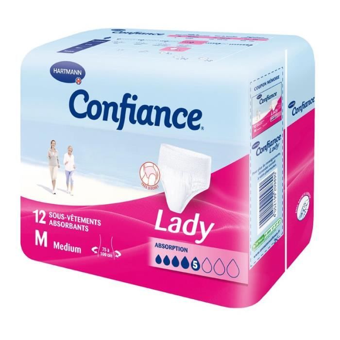 Sous-vêtements absorbants - Hartmann - Confiance Lady - Taille L ...