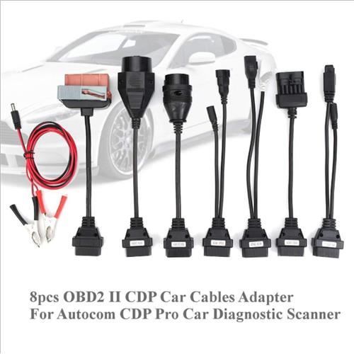 8 in 1 Câbles additionnel pour Delphi CDP+ DS150e VALISE DIAGNOSTIQUE ...