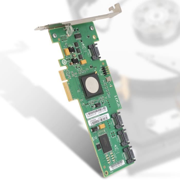 Mothiness Carte réseau SAS3041E, ASHATA Carte contrôleur RAID, Puce LSI ...