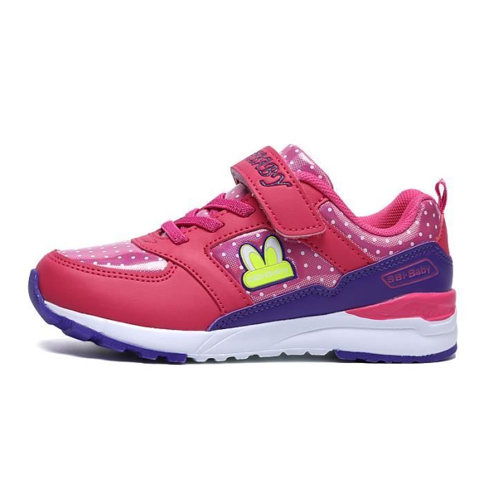 Baskets Chaussures Enfant Fille Rouge - Cdiscount Chaussures