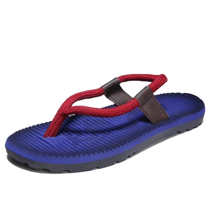 Tong,Nouveauté De Plage D'été De Haute Qualité Plage Tongs Mode Solide ...