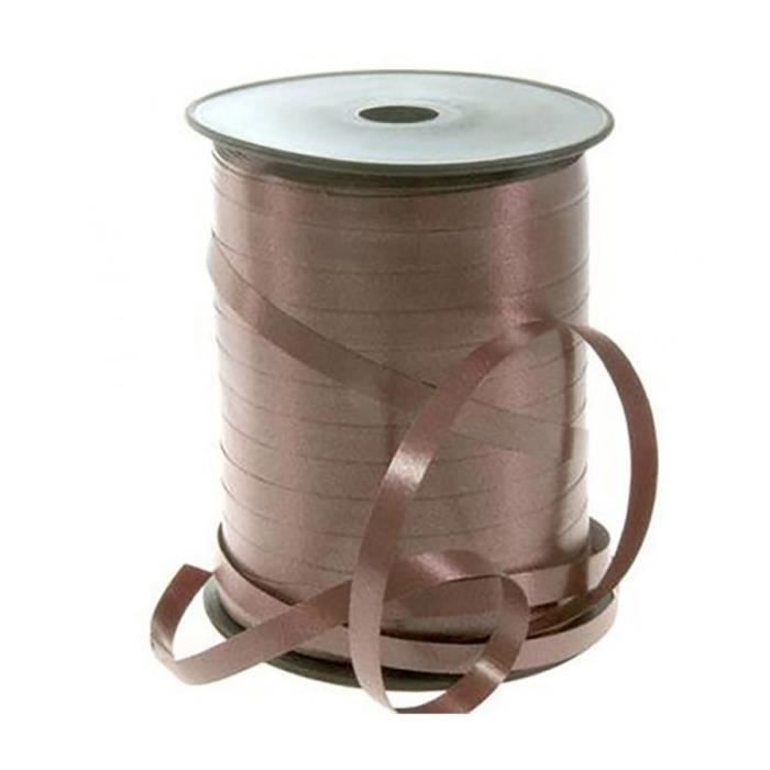 Emballages bolduc 7 mm ruban papier cadeau uni (500 mètres) Rose ...