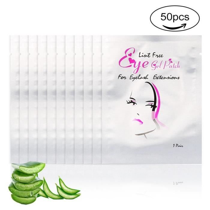 Sonew Patch Pour Extension de Cils 50 Paires/Set Patch Hydrogel Pour ...