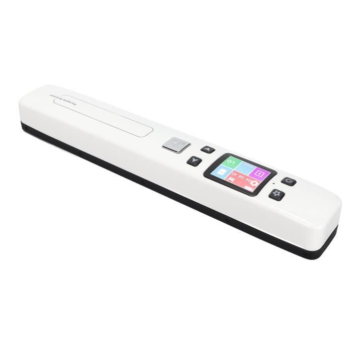 (Blanc) Scanner Portable Scanner De Photos De Documents 1050 DPI ...