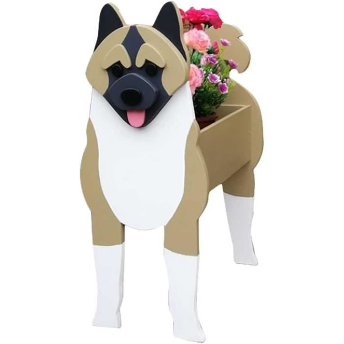 Pots De Fleurs, Pot De Jardinière Pour Chien Akita, Jardinière De ...