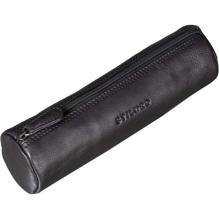 Miller' Trousse Ronde Cuir Scolaire Vintage Plumier Pochette Porte ...
