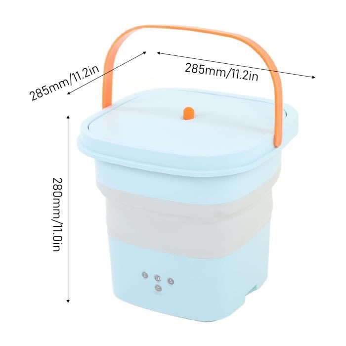 Petite laveuse portative Mini machine à laver pliable, petite machine à ...