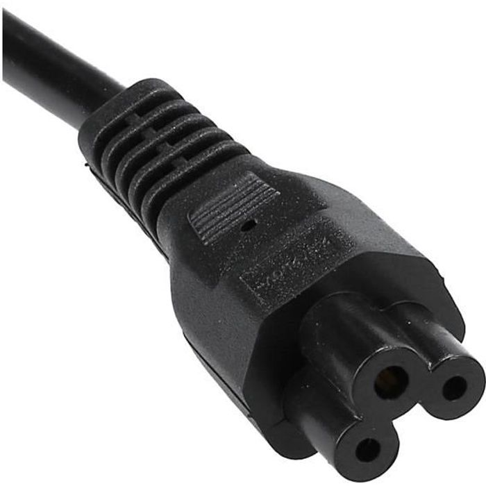 Câble d'alimentation - WESSPER - Tripolaire - Blanc - Pour PC Mac ...