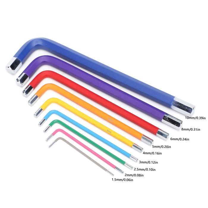 Clé à douille hexagonale Clé Hexagonale, Jeu de Clés Hexagonales à Bout ...