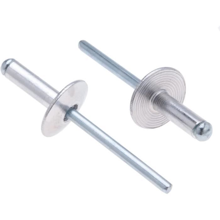 4.8mm x 16mm Rivets à Grande Bride, Paquet de 50 - Rivet Aveugle à Dôme ...