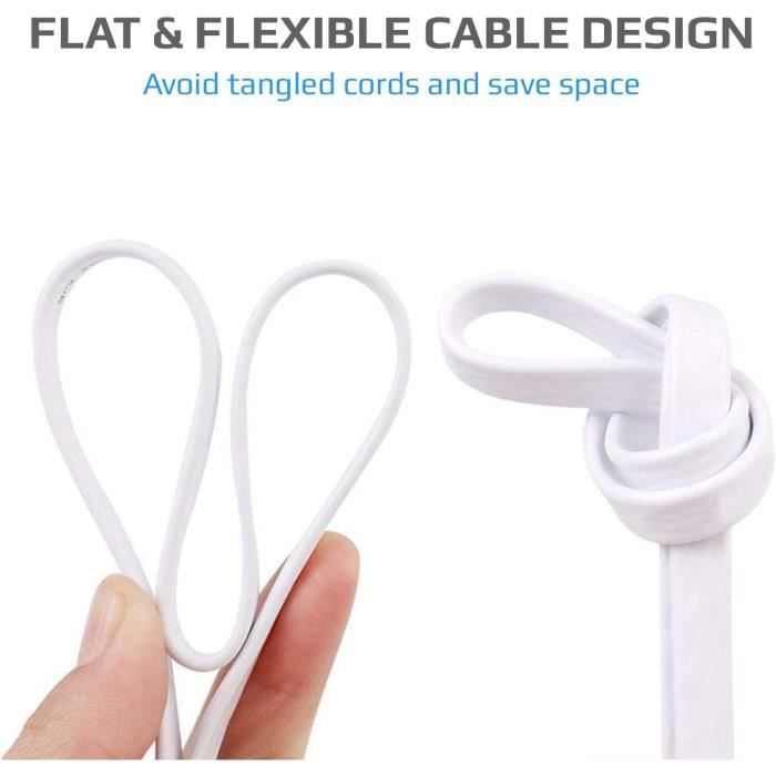 5M Rj11 Câble De Rallonge Adsl Cordon Internet Haute Vitesse Bt Large ...