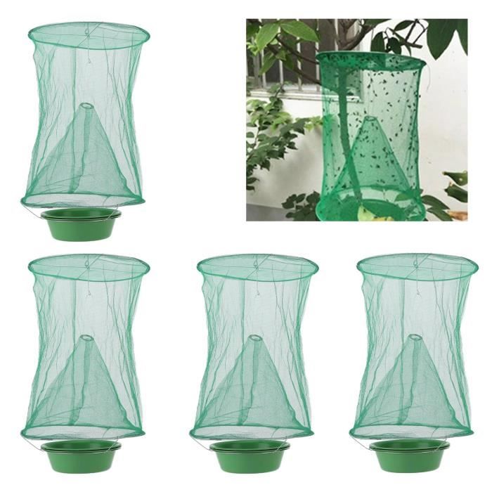 ZERONE Piège à Mouches pour Jardin, Cage à Piège Suspendue, Filet Anti ...