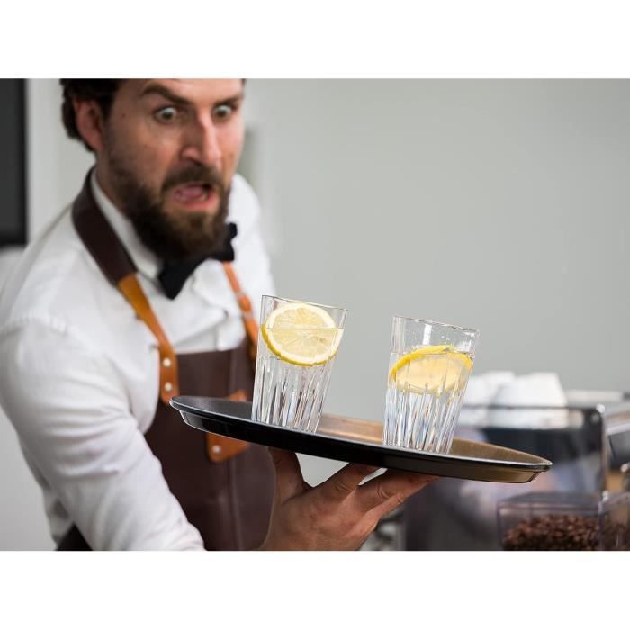 "Gastro Tray, Plateau de Service Noir, Plateau en GRP avec Surface ...