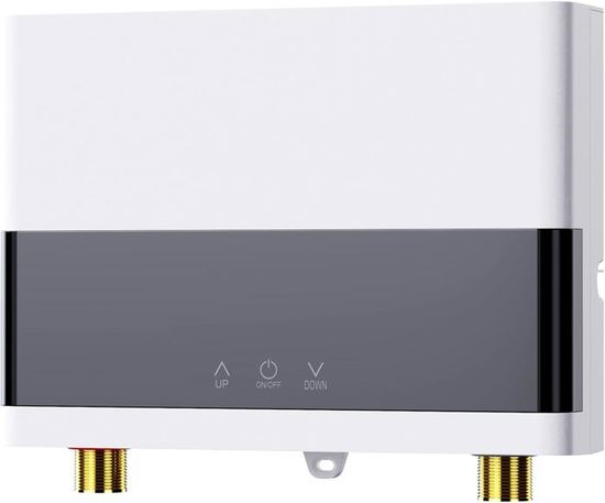 Mini Chauffe-Eau Instantané,6000W Chauffe-Eau Sans Réservoir À Économie D'Énergie Avec ...