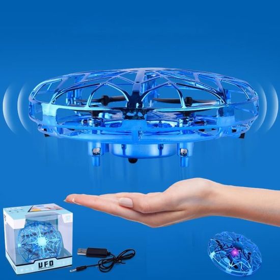 Mini drone UFO rechargeable USB - OUTAD - Bleu - 8 min d'autonomie - Télécommandé - Cdiscount ...
