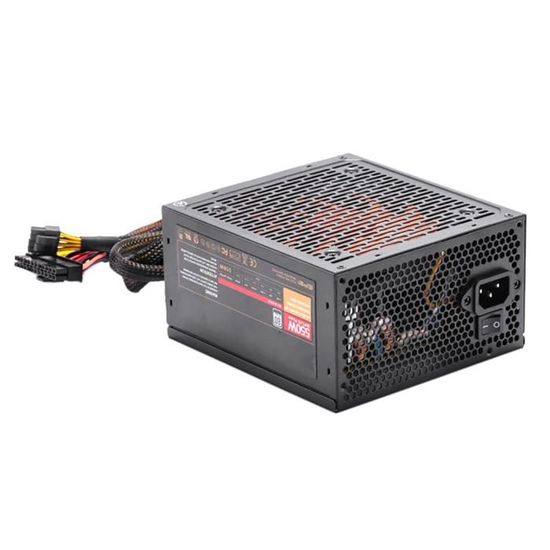 Alimentation 550W Alimentation Semi-Modulaire Alimentation de Jeu PC ...
