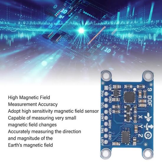 Module gyroscope - YOSOO - 9DOF - Haute précision - Mesure rapide ...