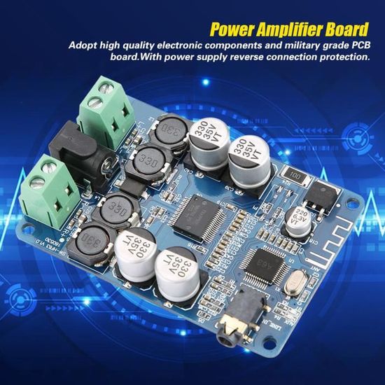 Carte amplificateur de puissance Bluetooth Amplifier Board Modified by Bluetooth Speaker, Audio ...