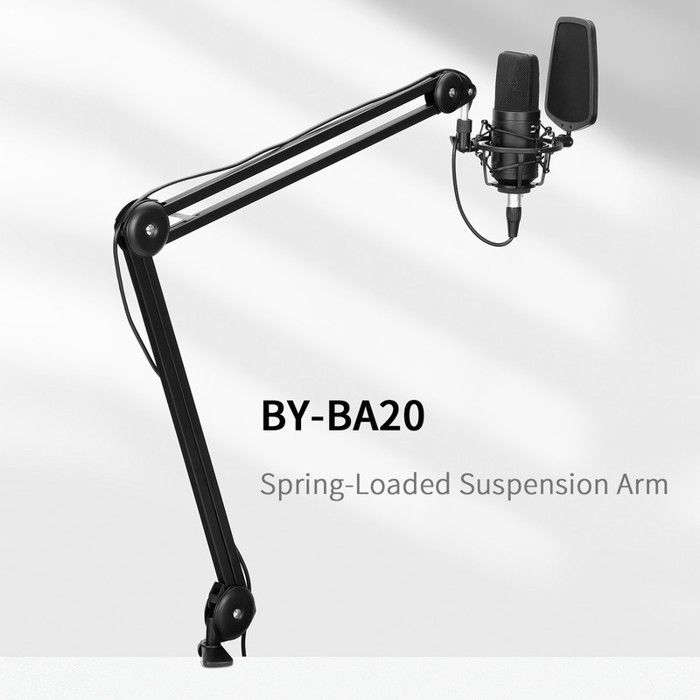 Bras de suspension - BOYA - BY-BA20 - Noir - 55 cm - 62 cm - Adaptateur ...