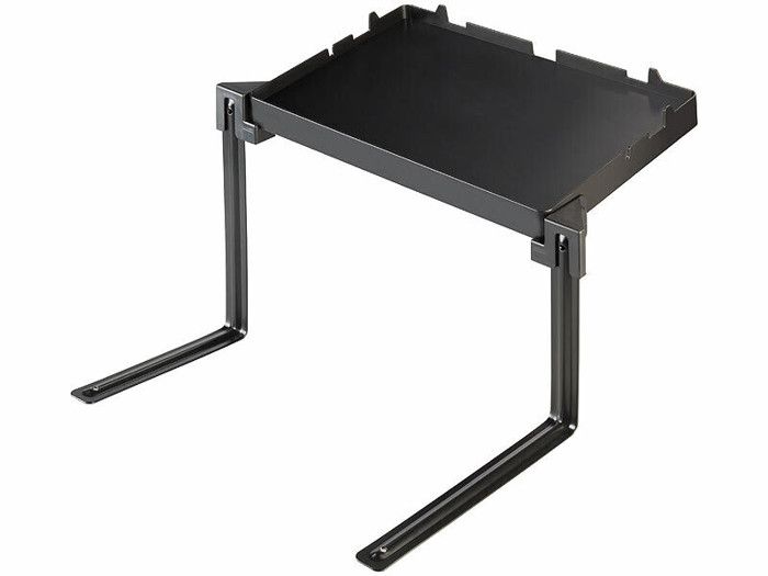 Tablette de lit pliable - Carlo Milano - Noir - Surface antidérapante ...