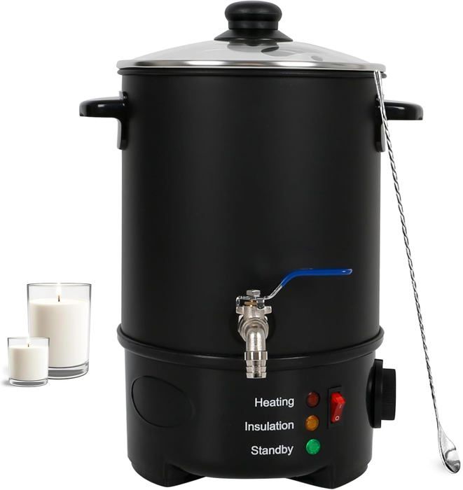 Fondeur de Cire pour la Fabrication de Bougies, 6L Pot de Fusion ...