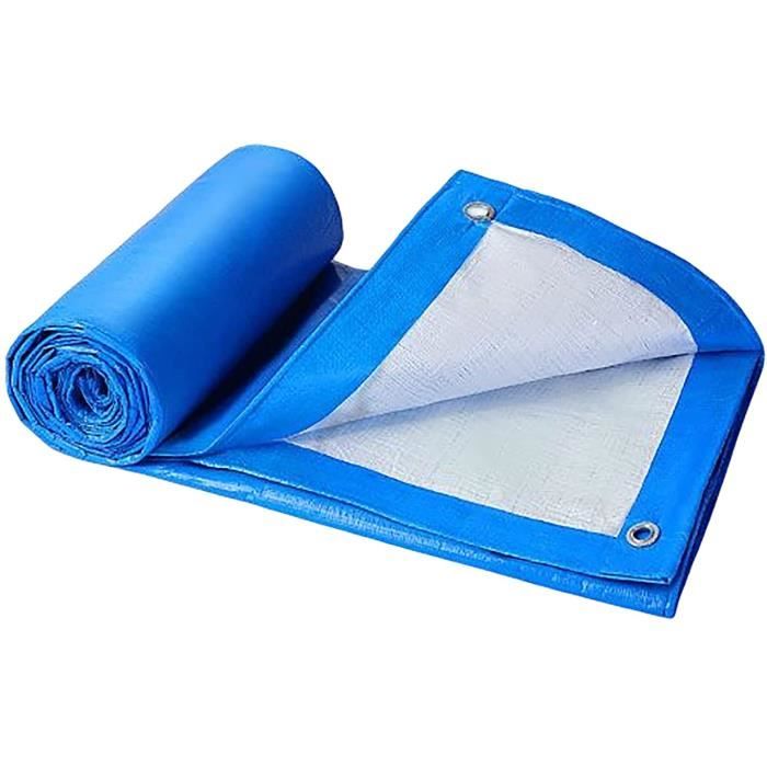Bâche de Protection Bleu, Bâche Universelle avec œillets, Imperméable ...