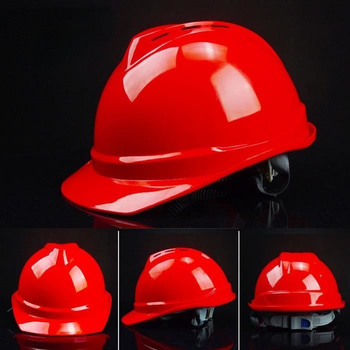 Rouge - Casque De Sauvetage Abs Avec Bouton De Réglage, Chapeaux De ...