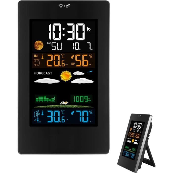 Station Météo Professionnelle Wifi, Station Météo Sans Fil Avec Capteur ...