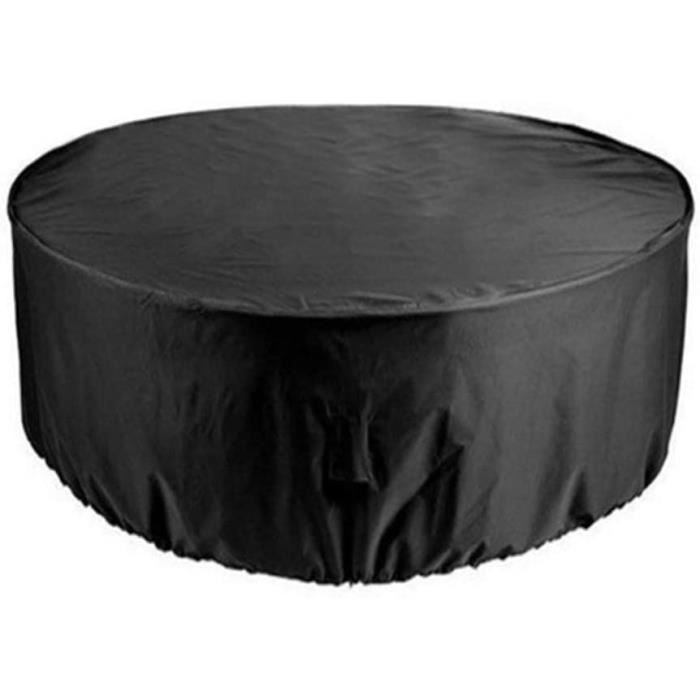 Housse de Protection pour Table Ronde Housse de Table de Jardin ...