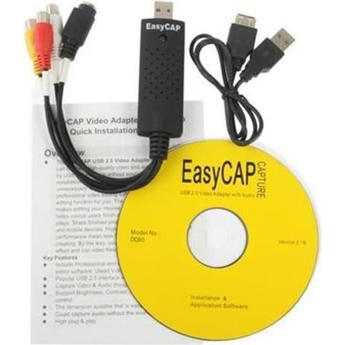 EasyCap USB - Stick de capture video+audio USB 2.0 - Cdiscount Informatique