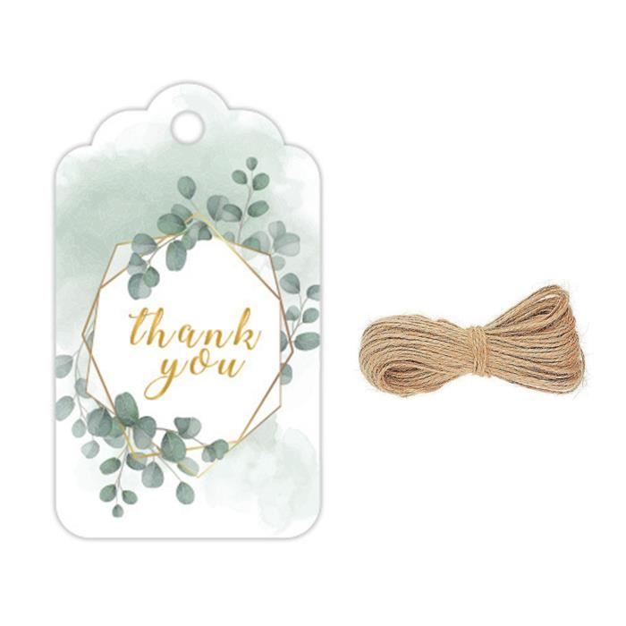 ETIQUETTE CADEAU Tags en papier 50pcs Pack Facile à utiliser Aucune ...