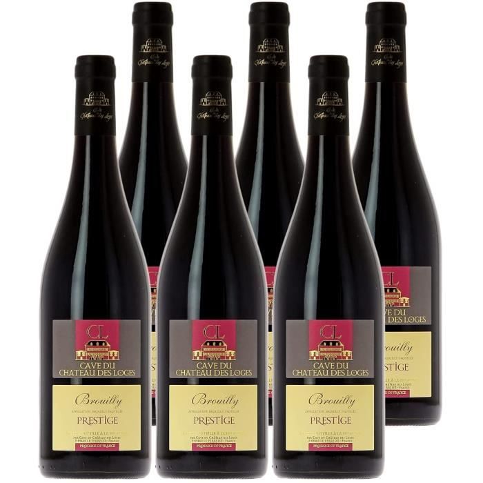 Brouilly Prestige Rouge 2018 - - Vin AOC Rouge du Beaujolais - Lot de ...