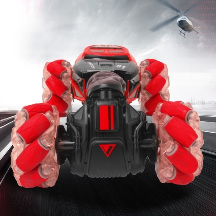 Dioche Voiture de cascade Télécommande électrique 4 roues Stunt voiture jouet capteur de geste 1 ...